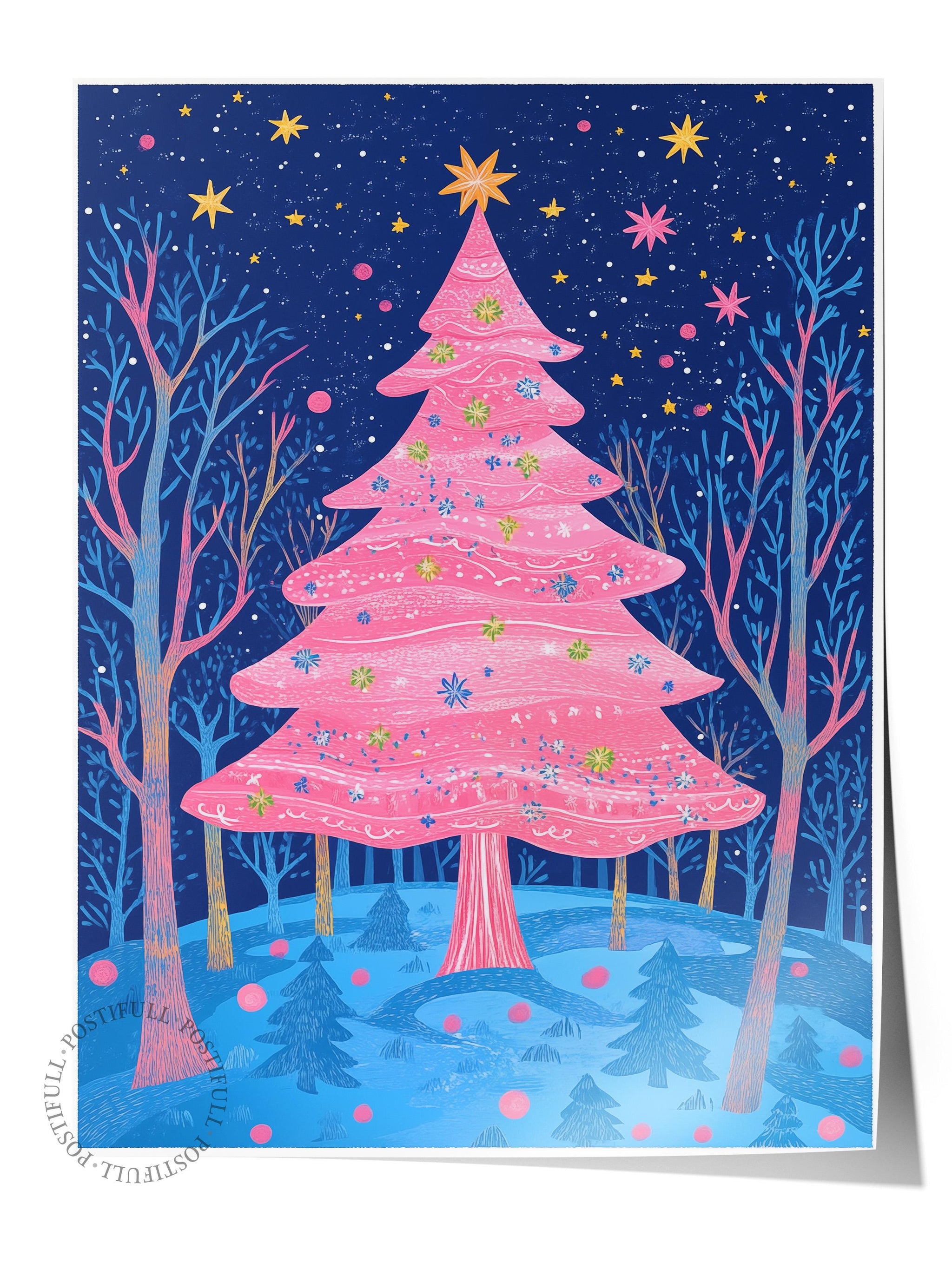 Çerçevesiz Poster, Duvar Posteri, HD Kalite Comfort Serisi, Yılbaşı Po