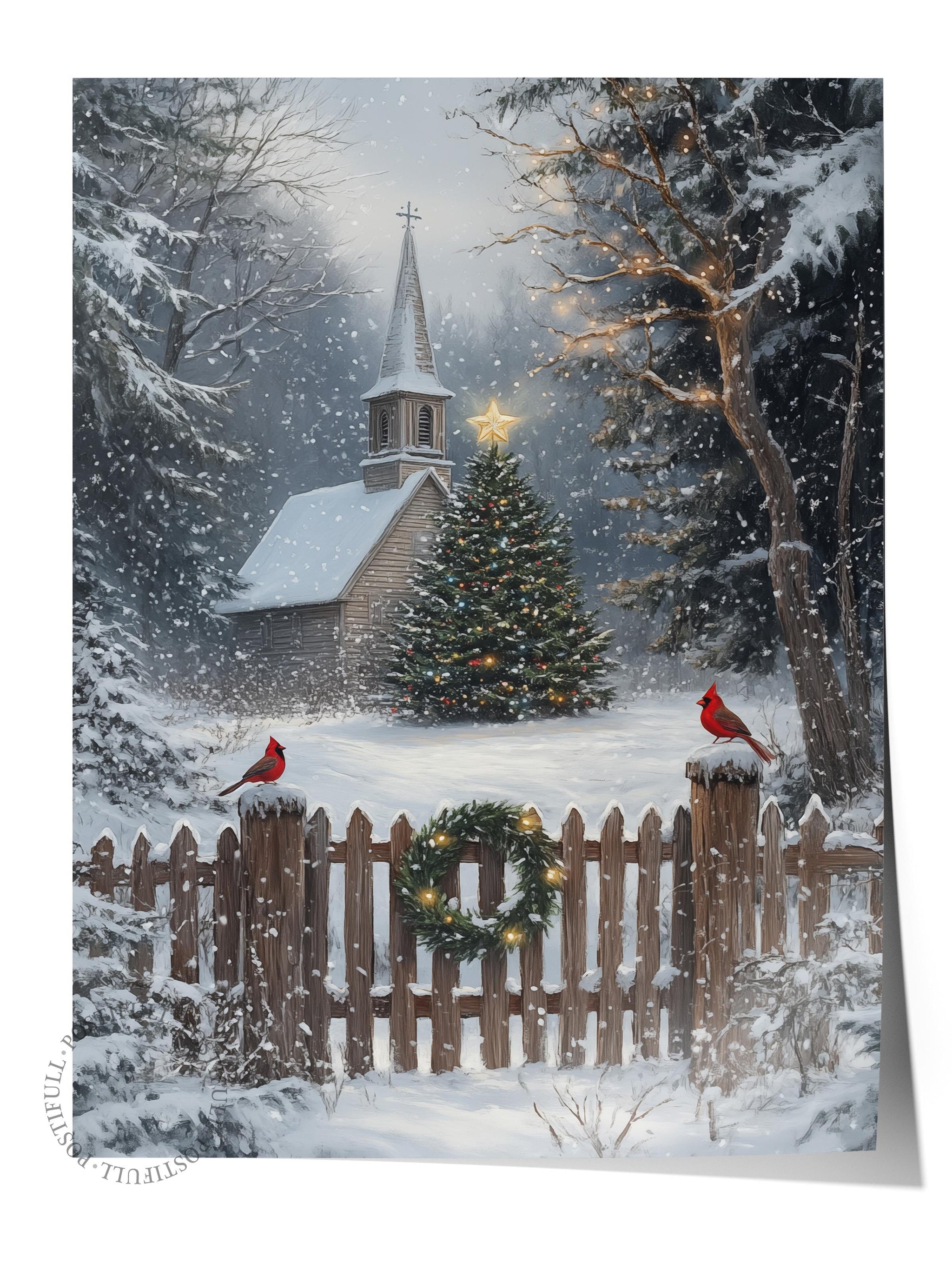 Çerçevesiz Poster, Duvar Posteri, HD Kalite Comfort Serisi, Yılbaşı Po