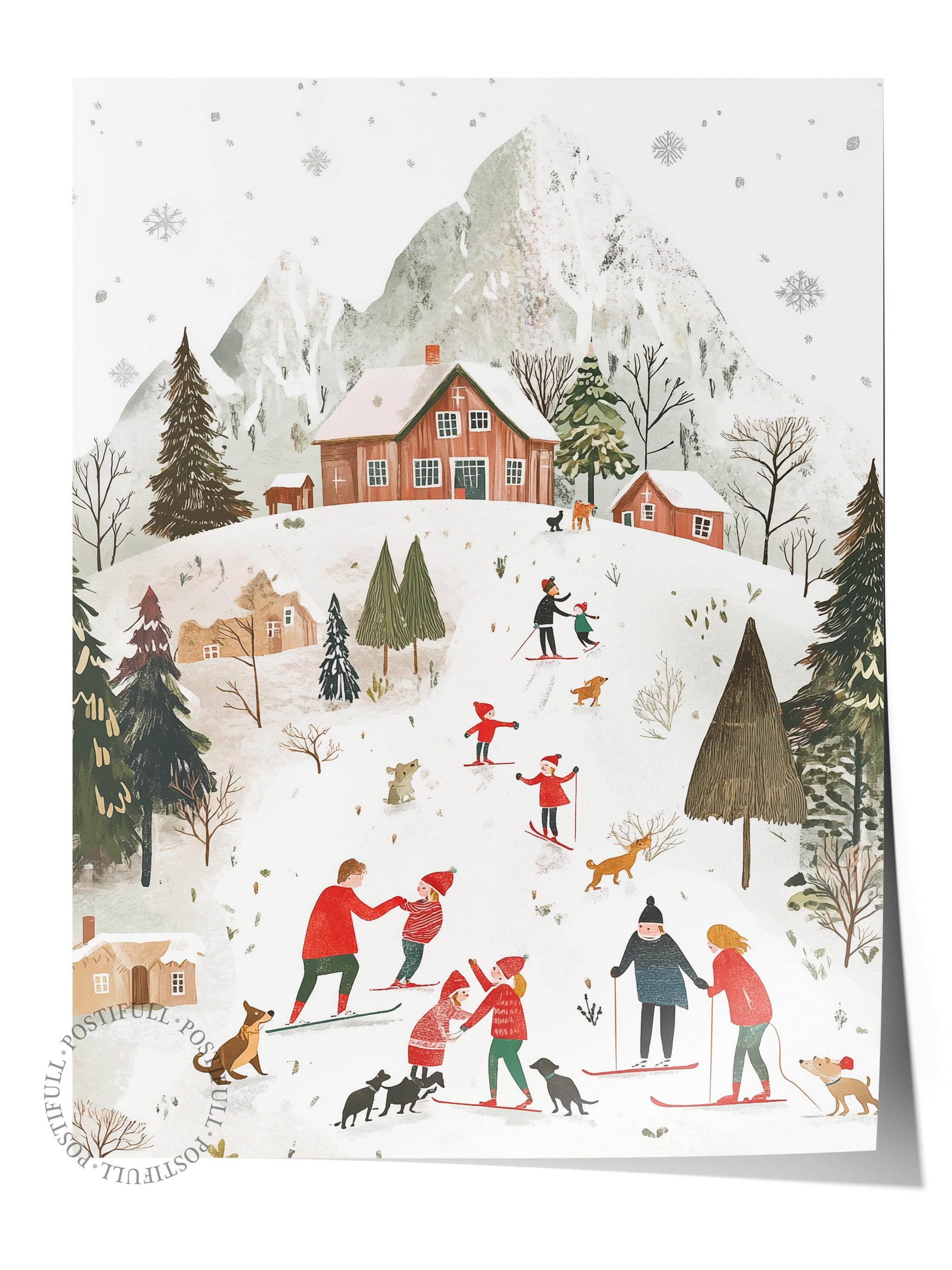 Çerçevesiz Poster, Duvar Posteri, HD Kalite Comfort Serisi, Yılbaşı Po