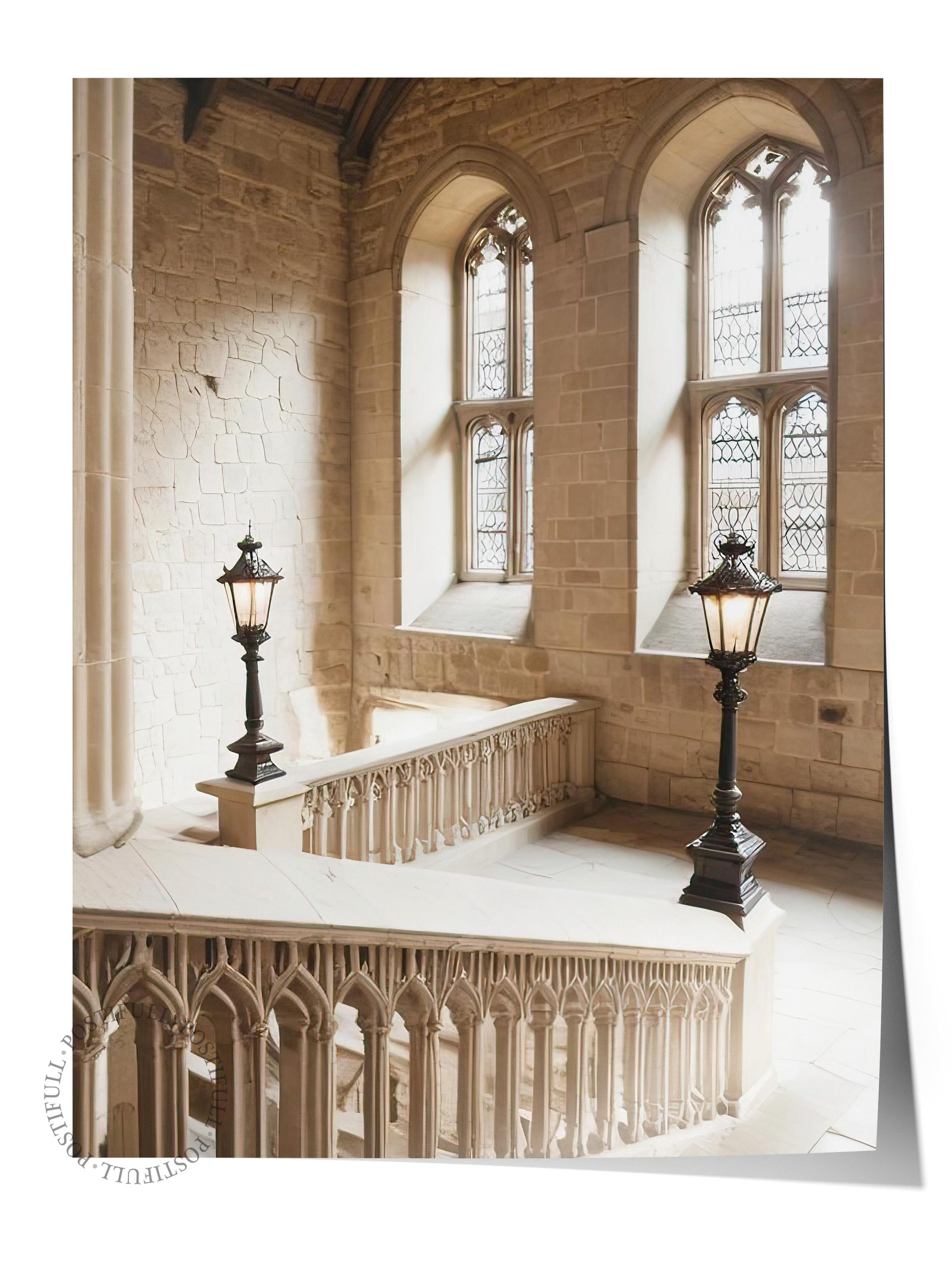 Heading to the Great Hall Poster, Dikey Duvar Tablosu Comfort Serisi N