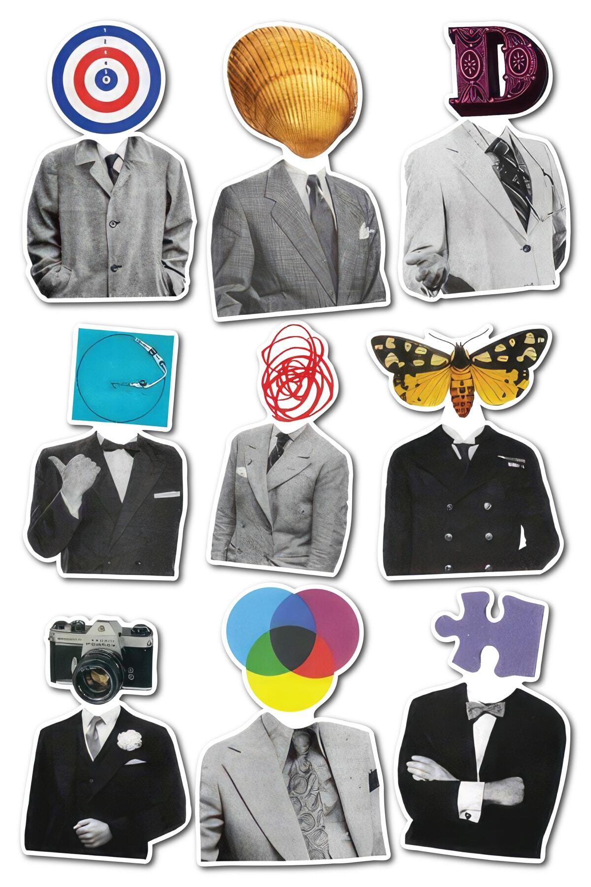 Ofis Temalı Sticker Seti - 12 Adet Etiket Seti- Telefon, Tablet, Defte