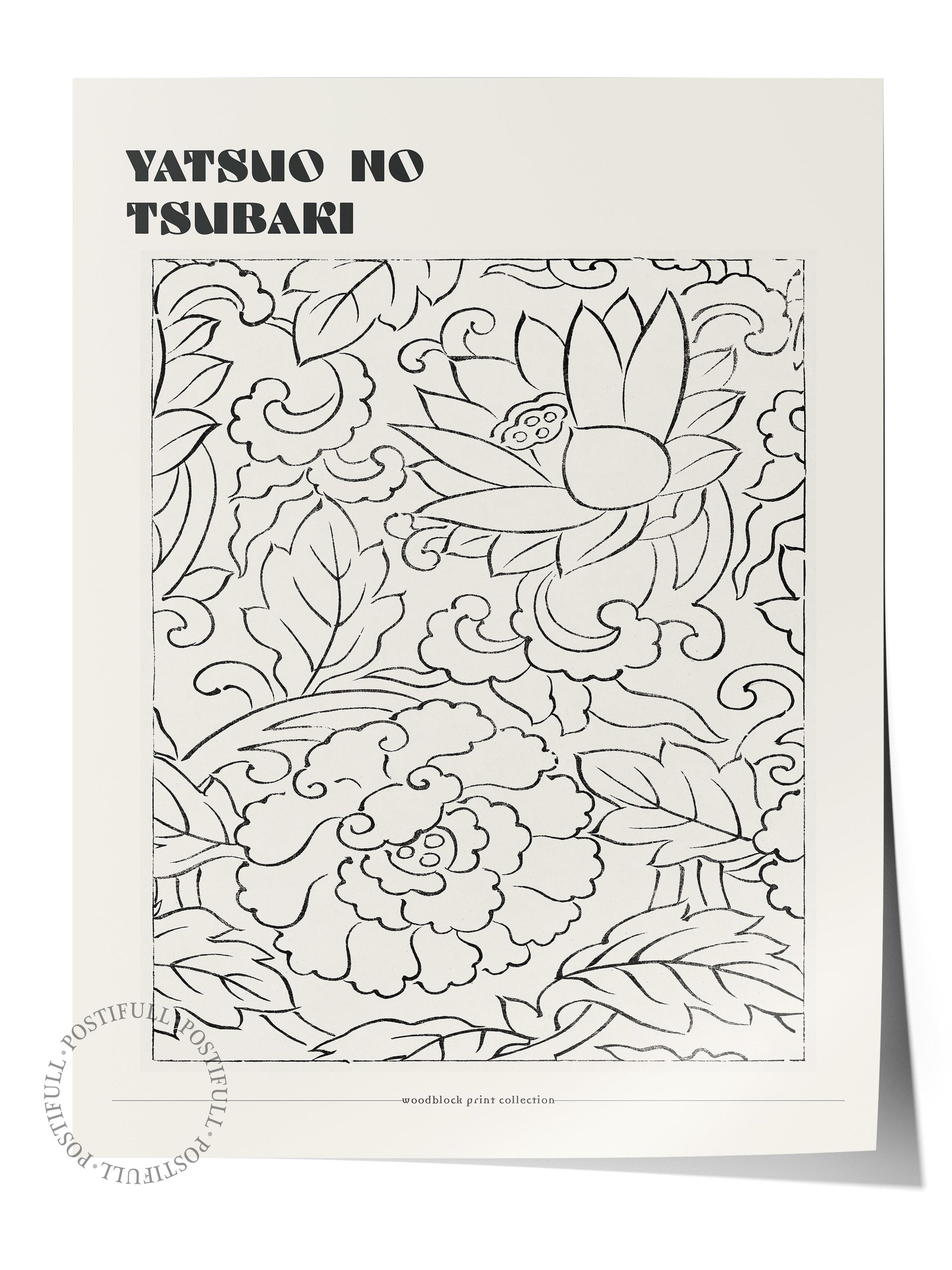 Yatsuo No Tsubaki Poster - Yatsuo No Tsubaki Tasarımları - Sanat Seris