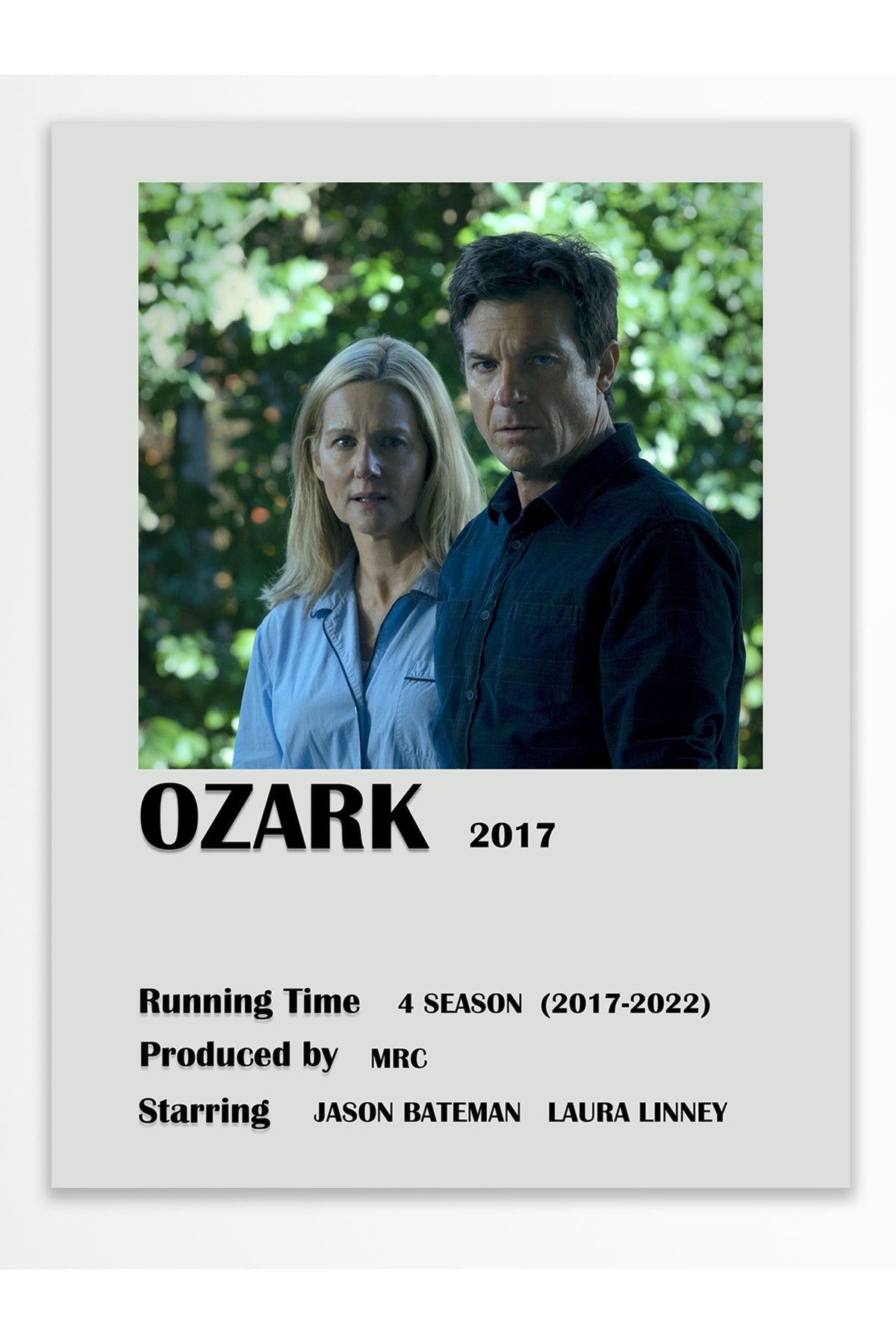 Ozark - Çerçevesiz Poster - Duvar Dekoru - Dizi ve Film Afiş Posterler